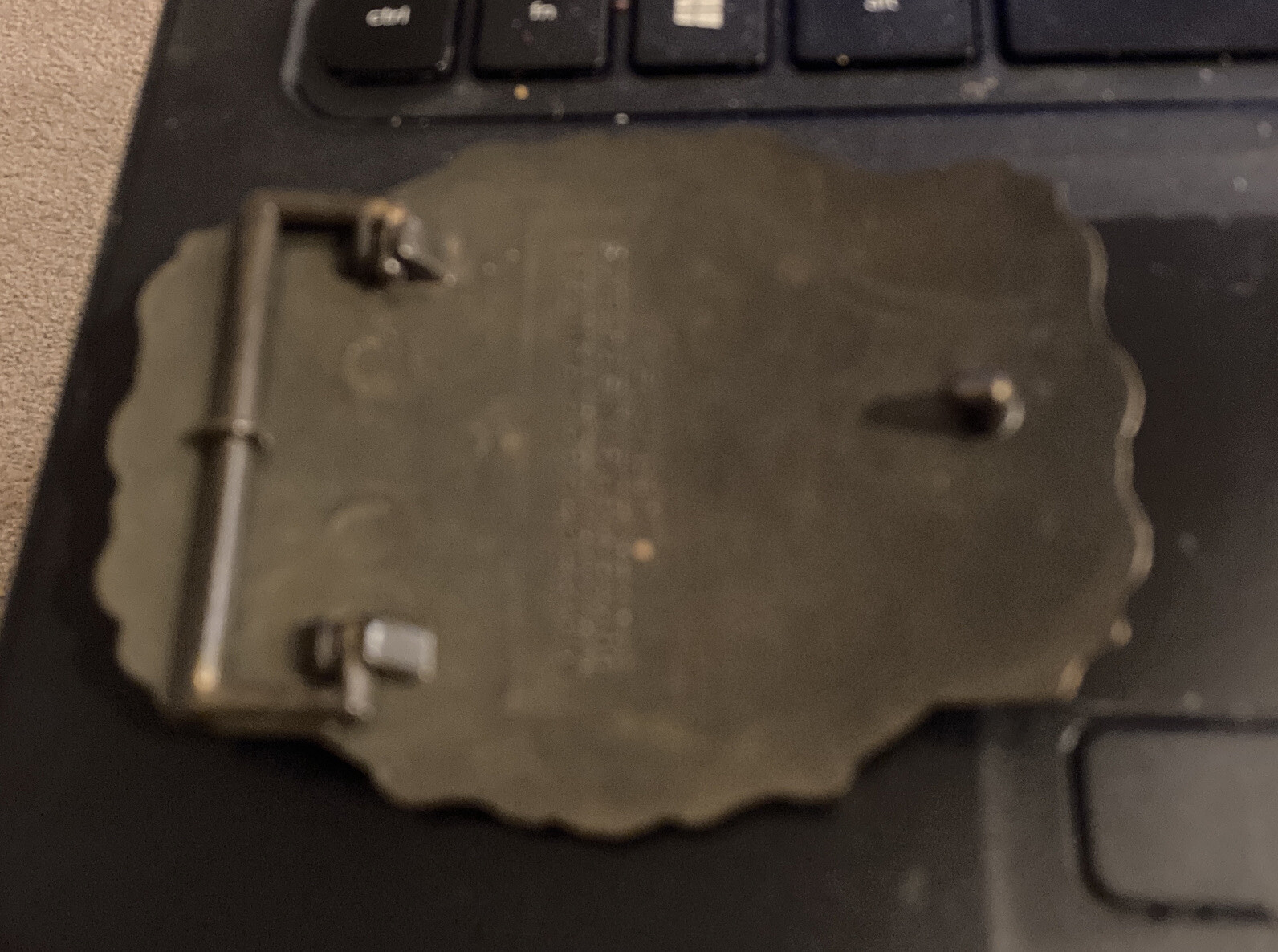 1970s Raintree Brass Belt Buckle - Train Locomotive -… - Gem