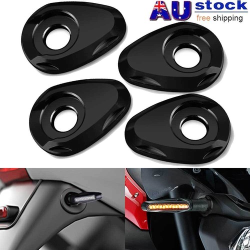 4X Indicator Turn Signal Adapter Plates For YAMAHA MT07 MT09 MT10 R3 ...