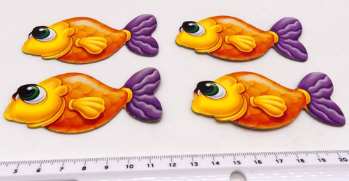 2000 Penguin Pat’s Fishy Business Board Game Lot 4 Purple Fish Token ...