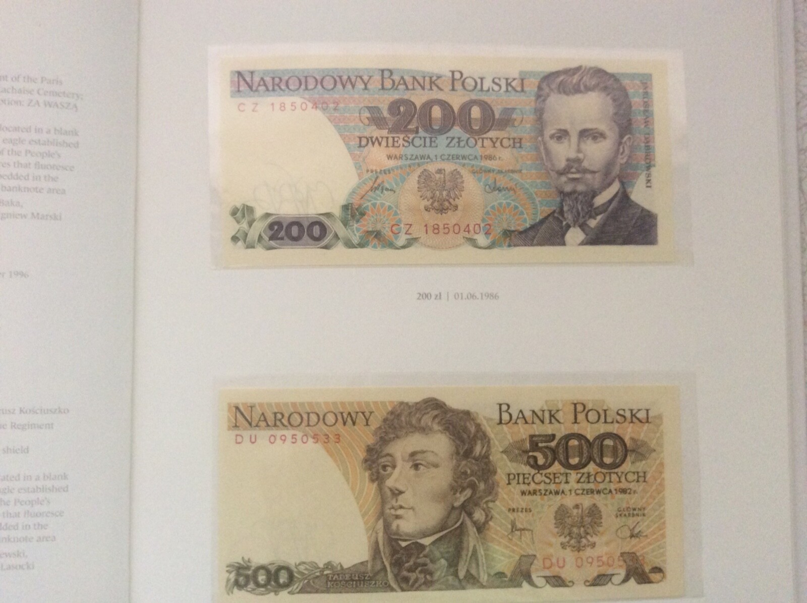 Poland,23banknotes 1975-96,all uncirculated,Polish Central Bank rare ...