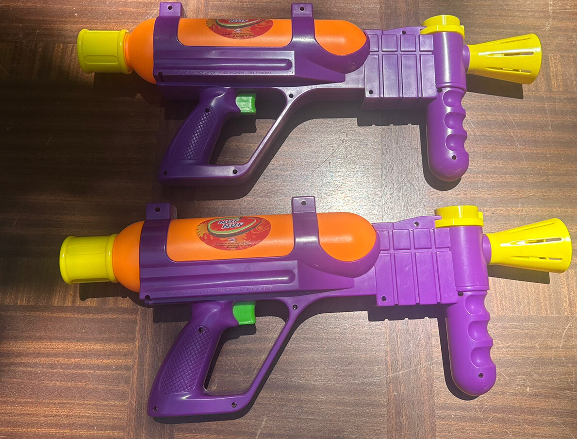 2 Vintage 1997 Nuf Nuf Paintball Blaster Toy Gun Oh! No! Inc. EUC | eBay