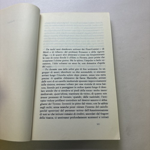 Giorgio Bassani Il Giardino Dei Finzi Contini Prima Edizione | eBay