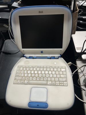 Apple iBook Clamshell PowerPC G3/366 M6411 OS 9.3.1 320MB 10GB HD ...