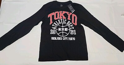 Original Use Tokyo Athletic Dept Graphic Long Sleeve T-Shirt Black Size ...
