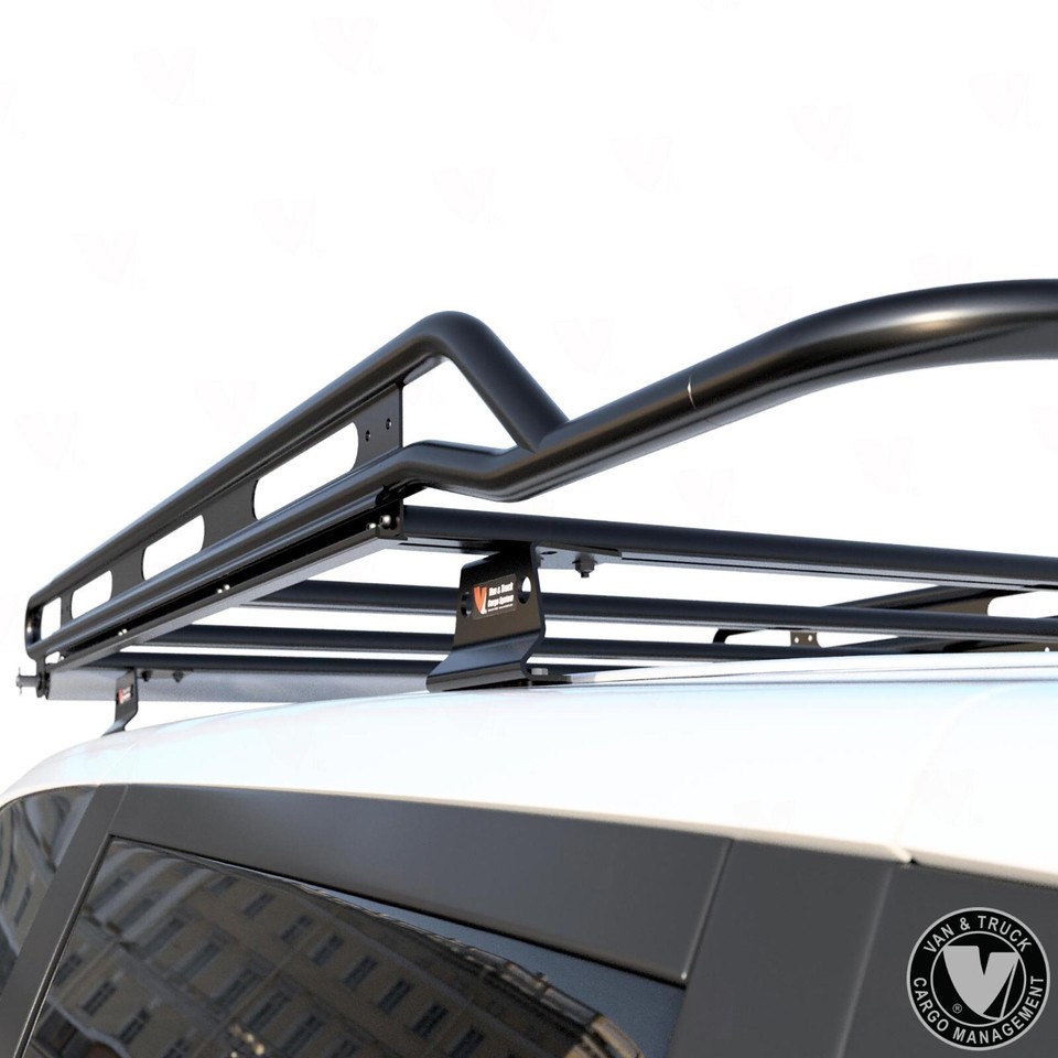Universal Premium Heavy-Duty Aluminum Black Ladder Rack for Minivan ...