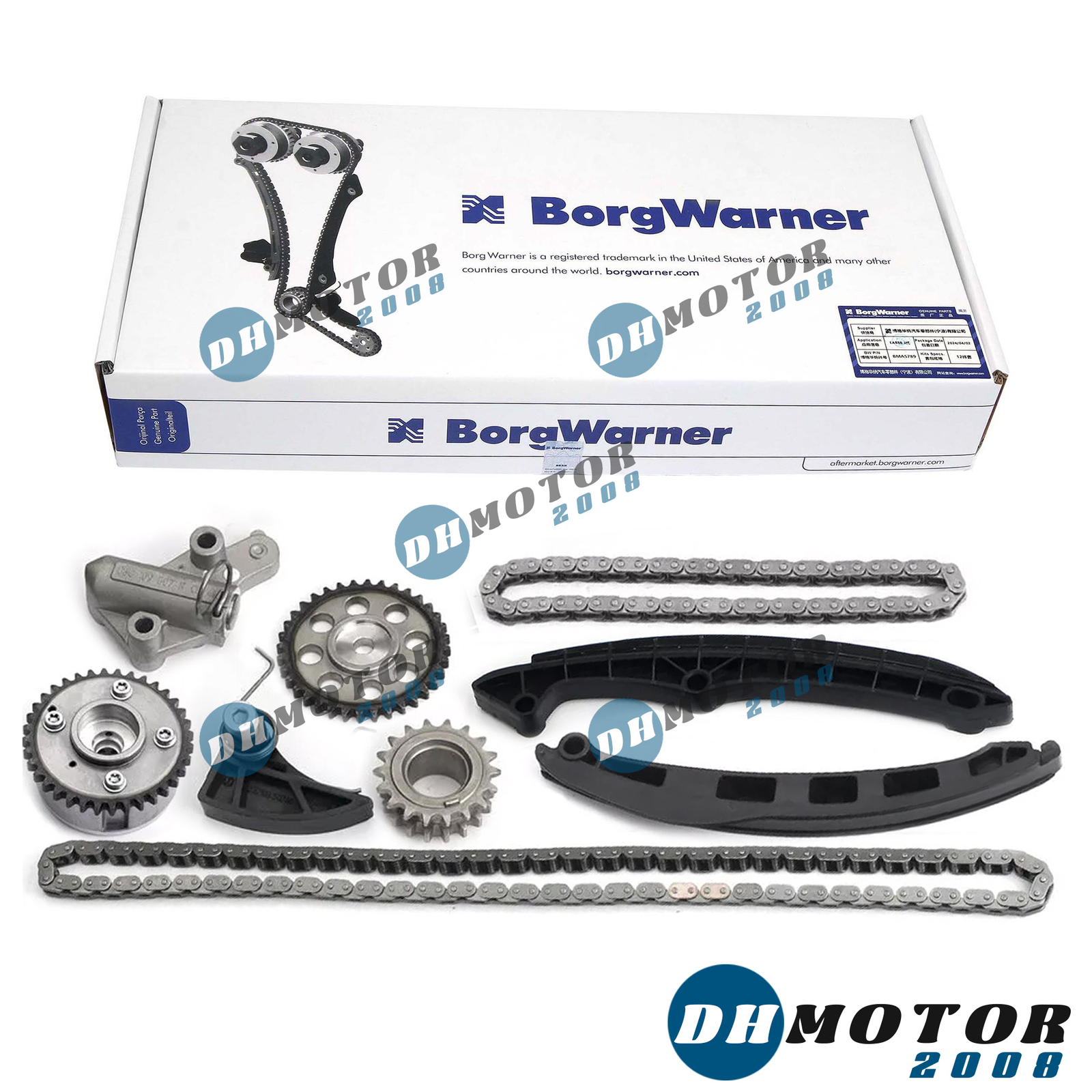 9Pcs Timing Chain Tensioner Adjuster Unit Kit For VW AUDI SKODA SEAT 1. ...