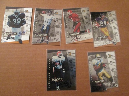 1998 Pinnacle Autograph Rookie Lot of 6 w/Curtis Enis/Kevin Dyson ...