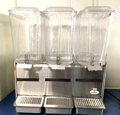 Crathco Grindmaster Triple Cold Beverage Dispenser Model D35-3 Works ...
