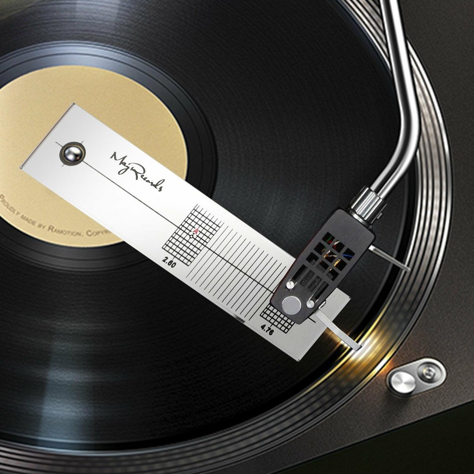 New Cartridge Alignment Protractor Tool Phonograph LP Phono Stylus ...