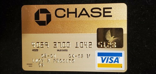 Chase Gold Visa exp 2002 cc730 | eBay