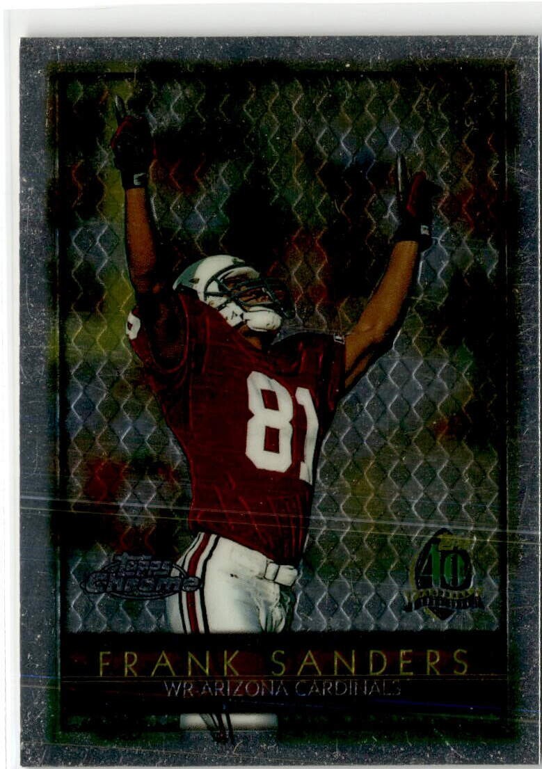 1996 Topps Chrome Football Frank Sanders Cardinals #71 | eBay