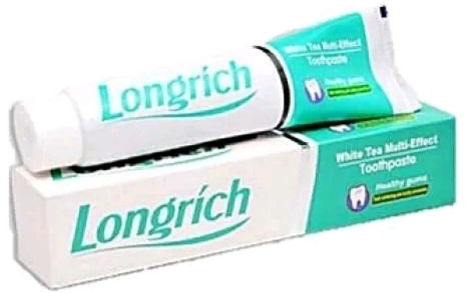 Longrich Toothpaste, WhiteTea, Fluoride Free, Deep Cleaning Jumbo Size ...