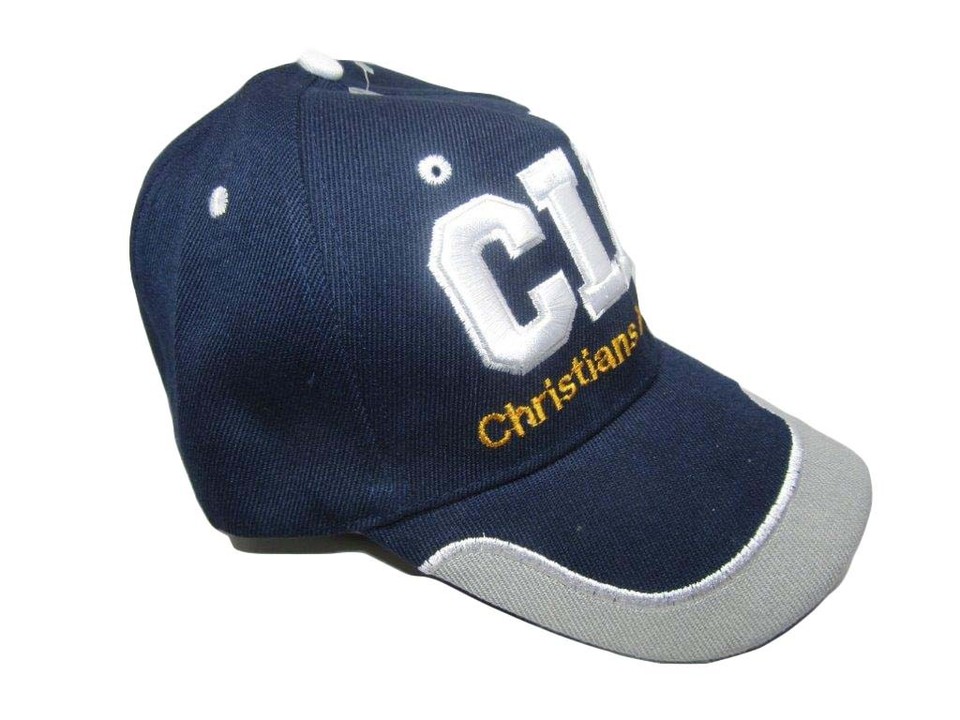 CIA Christians In Action Christian Blue Hat Ball Cap I Love Heart Jesus ...