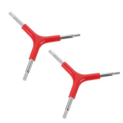 2 Pcs Y Shape Wrench Cycling Tire Repair Tool Kit 3- Repairing for ...
