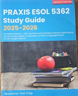 Praxis ESOL 5362 Study Guide 2025-2026 by Newstone Test Prep | eBay