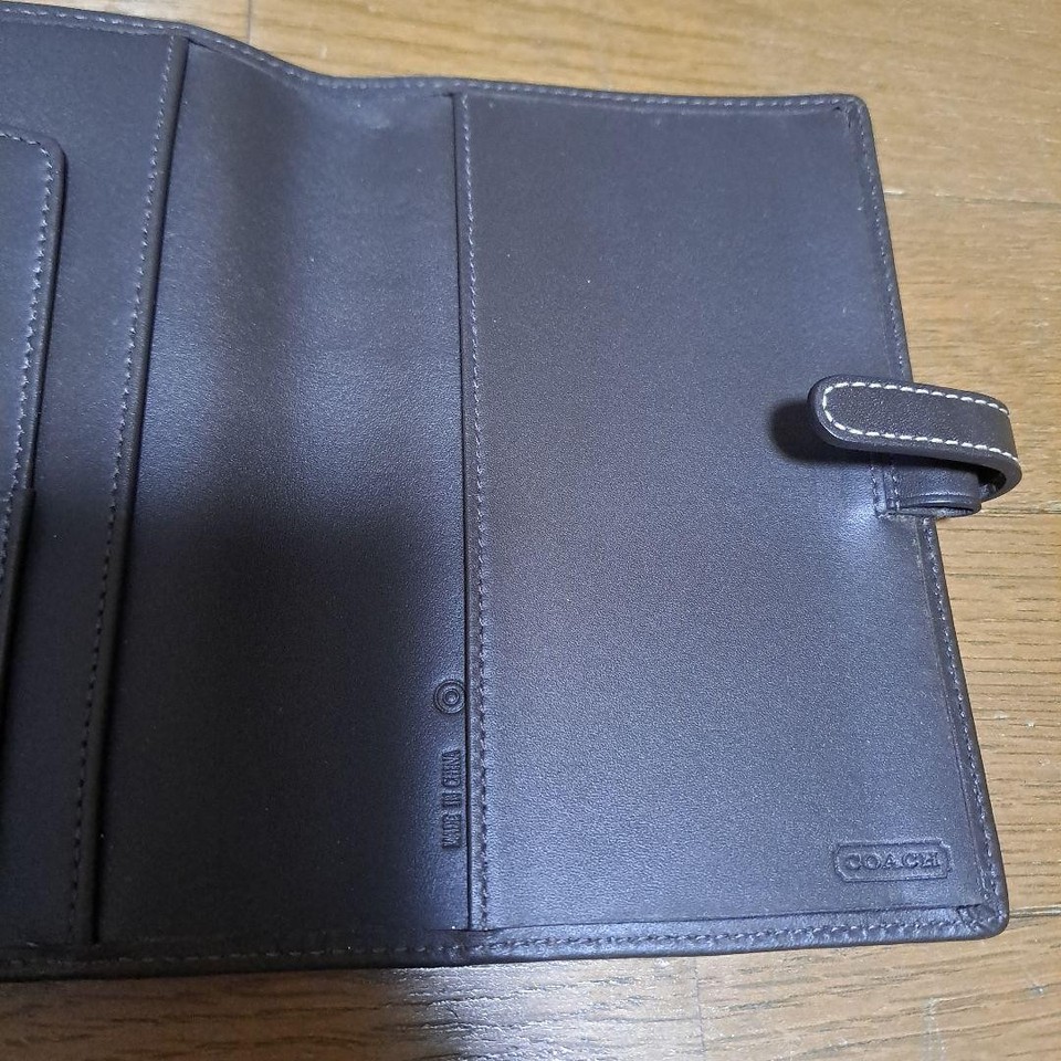 Coach Day Planner Cover Agenda Signature Brown Canvas Authentic Good ...