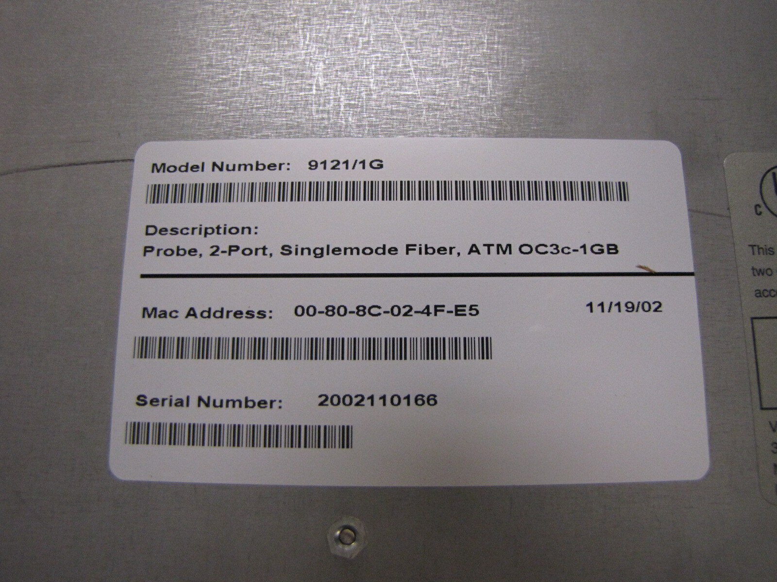 NetScout nGenius Probe 9121/1G - network monitoring device for sale ...