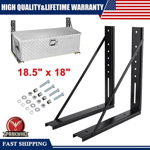 Truck Underbody Tool Box Mounting Brackets Kit 18.5'' x 18'' For ...