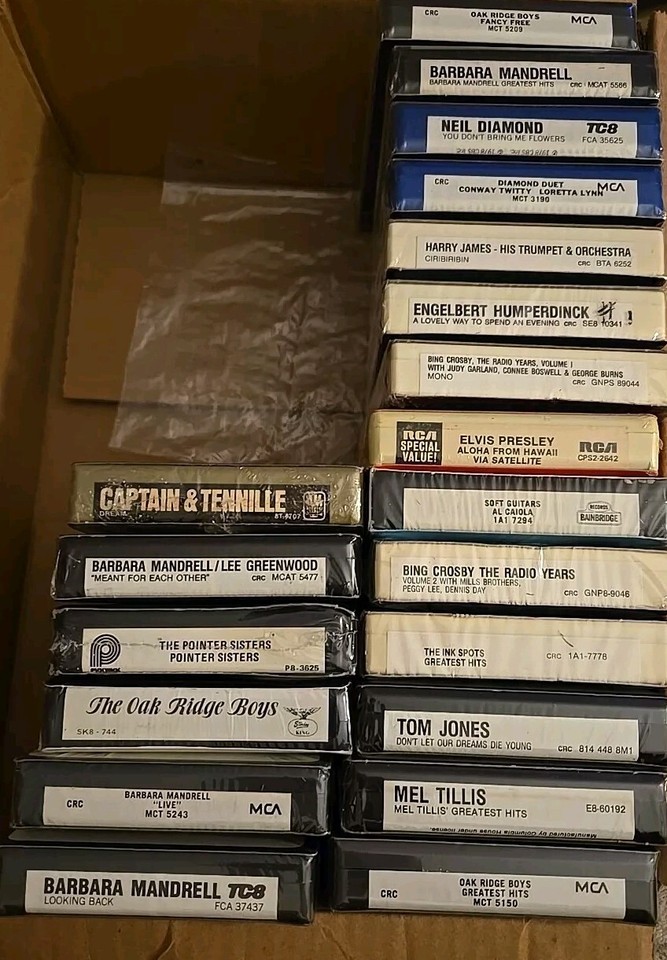 Lot Of 20 Sealed 8 Track Tape Cartridges | eBay