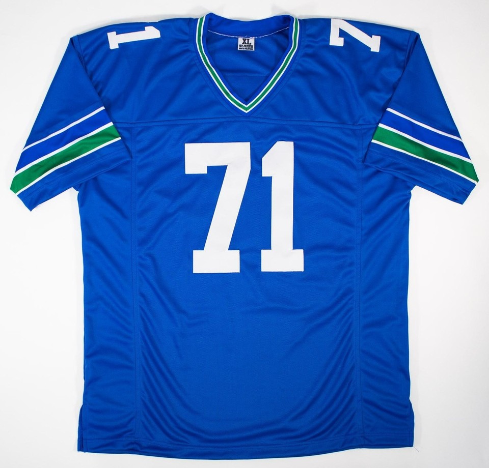 Walter Jones Signed Seattle Seahawks Jersey (JSA COA) 9×Pro Bowl Tackle ...