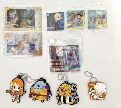 One Piece Keychain Metal Charm Queen Jinbe Luffy Nami Sanji Chopper ...