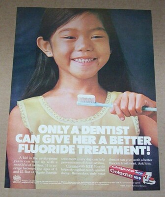 1973 print ad page -Colgate Toothpaste dental Cute little girl Colgate ...
