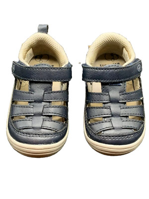 Stride Rite Surprize Piper Boys Fisherman Sandals Navy Toddler 4M | eBay