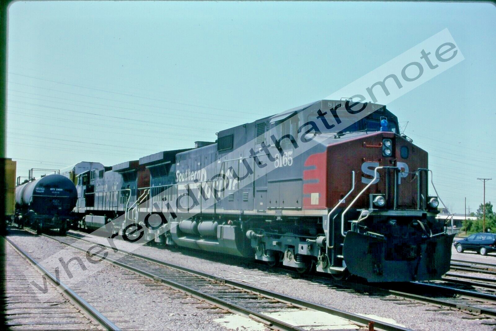 Original Slide Southern Pacific SP 8165 GE C44-9W 7-1995 Proviso ILL | eBay