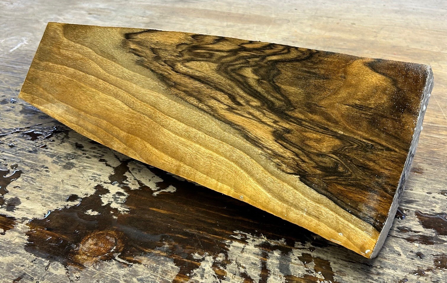 INSANE! QUILTED TIGER STRIPE English Walnut Gunstock Stock Blank ...