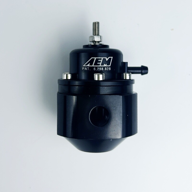 AEM Universal Black Anodized Adjustable Fuel Pressure Regulator 25 ...