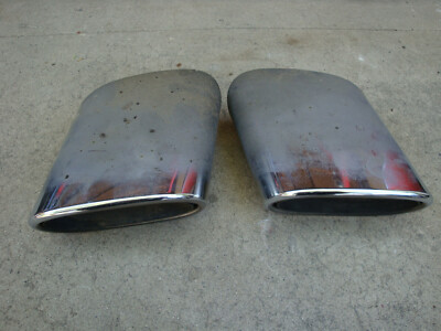 MERCEDES SL R230 03-08 SL500 SL550 SL600 Exhaust Muffler Tips Chrome | eBay