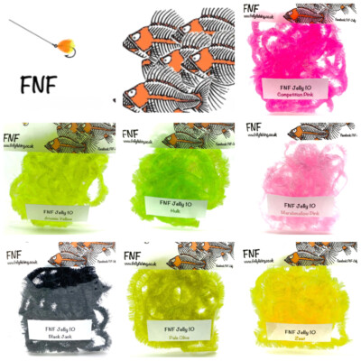 FnF JELLY FRITZ 10 Fly Tying Material 2 Meter Pack | eBay
