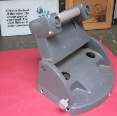 ShopSmith Mark V attachments, parts - base and tilting arm, w/ hardware ...