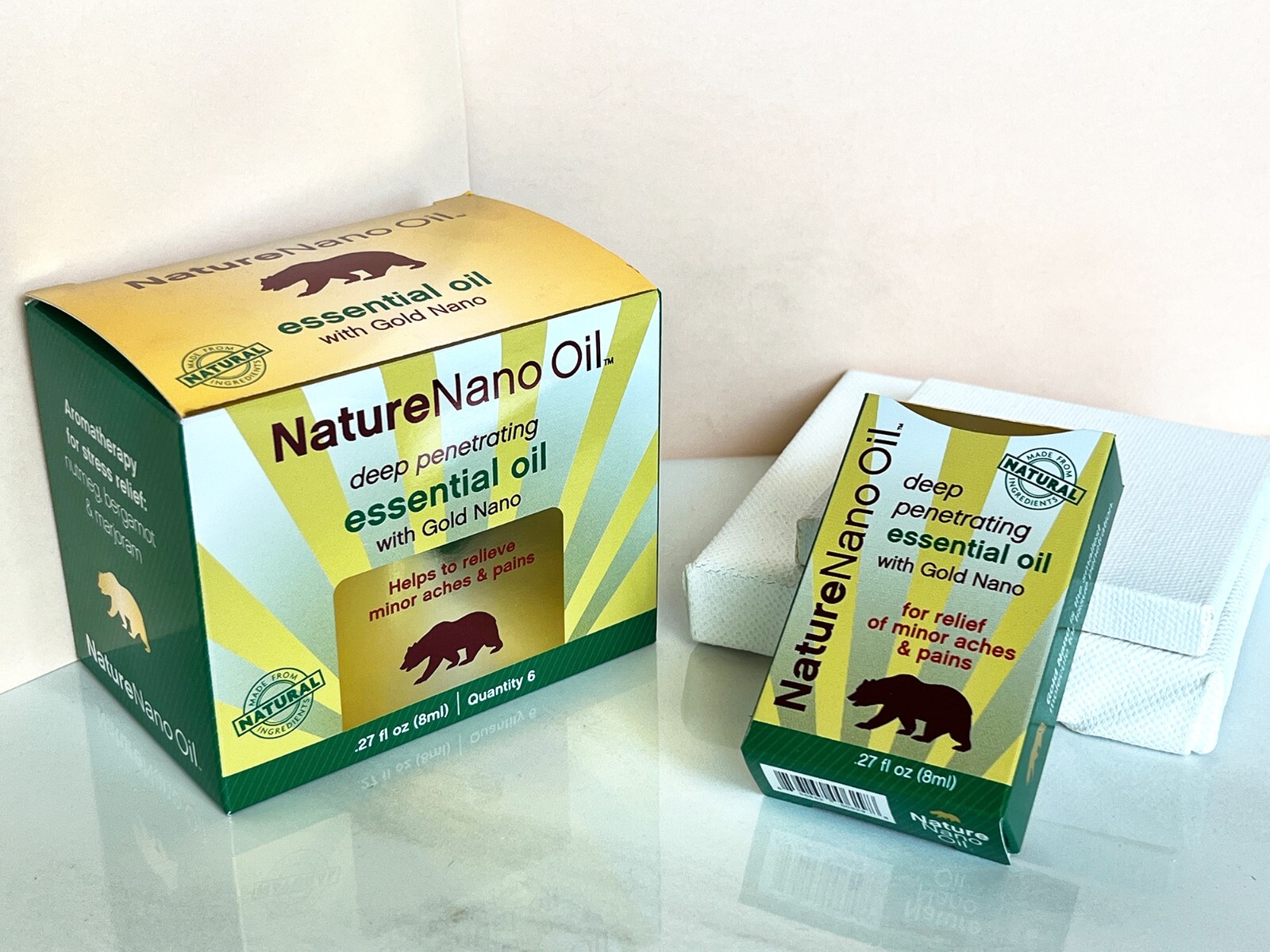 NATURE NANO OIL WITH GOLD NANO - SET OF 6 | eBay