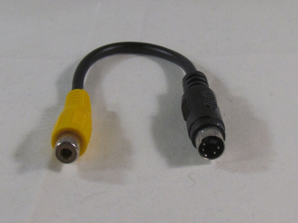 4-Pin S-Video Male to Composite Video RCA Cable Adapter 6-inch | eBay