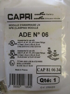 CAPRI-CROUSEHINDS NPD CLAMPING MODULE ADE GLANDS CAP810634 | eBay