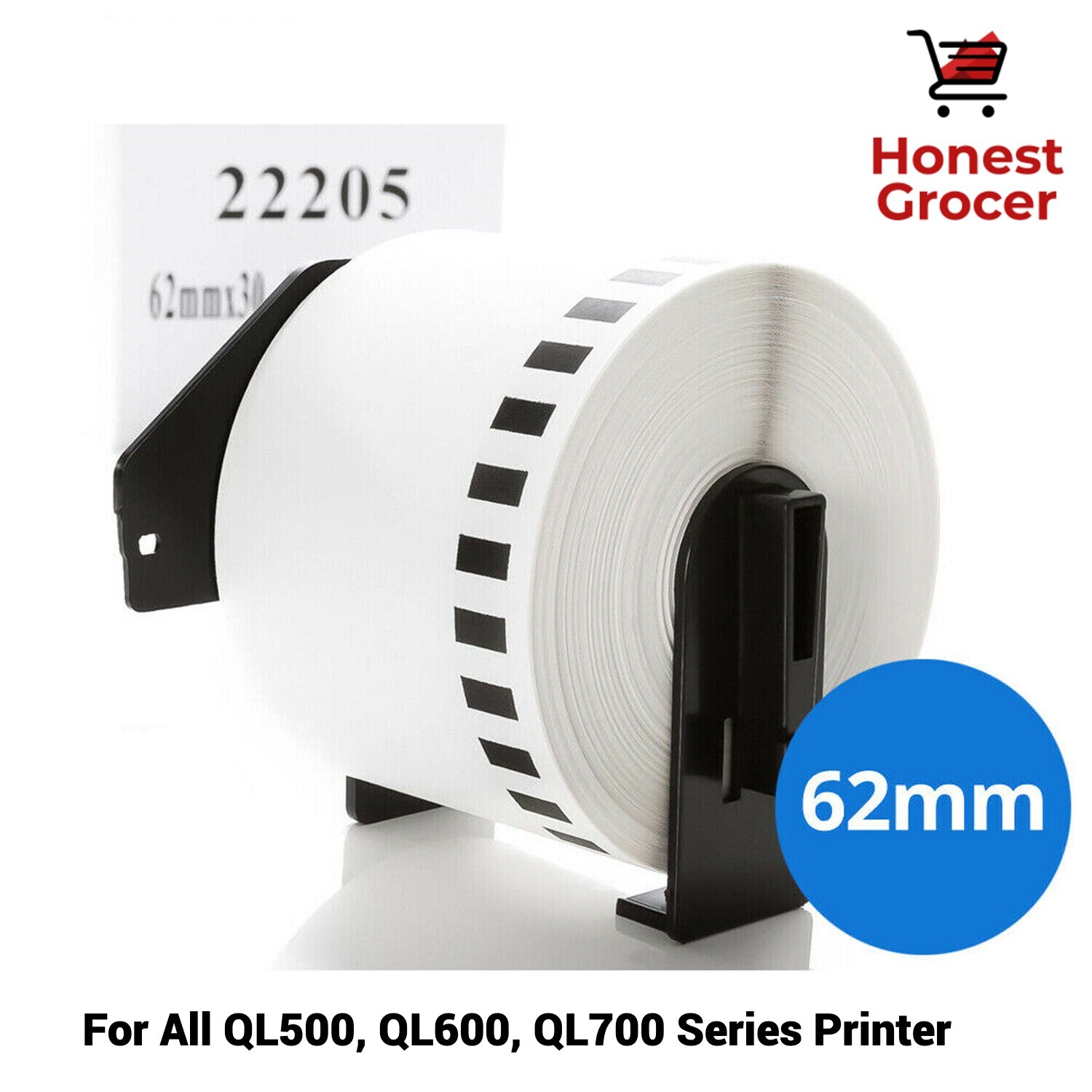 DK22205 DK-22205 Label Roll Fits Brother QL500 QL550 QL810W QL700 QL800 ...