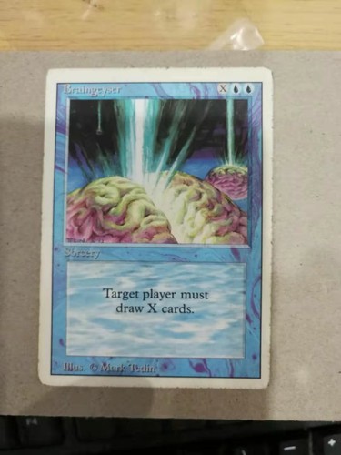 Braingeyser - Revised - MTG Magic the Gathering MP | eBay Australia