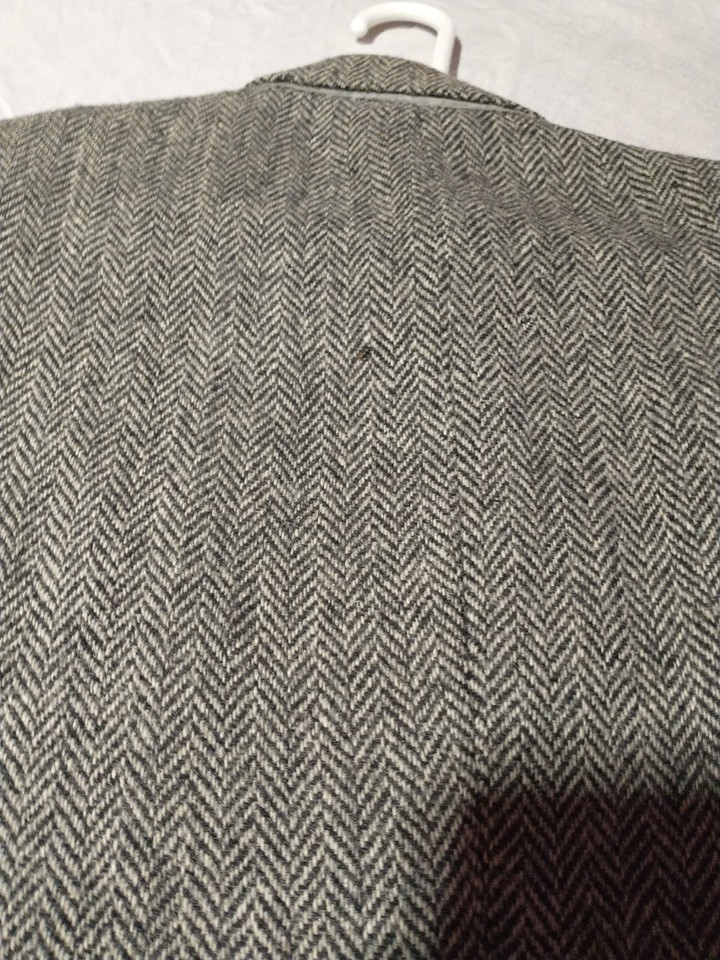 HARRIS TWEED Size 44 VTG Handwoven 100% Pure Scottish Wool Blazer ...