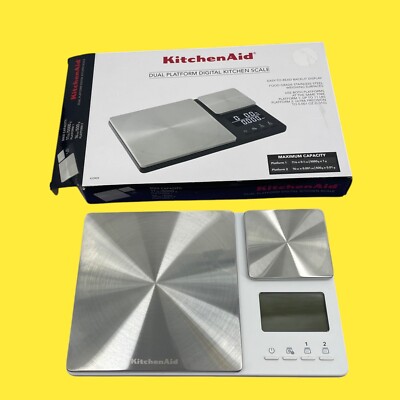 KitchenAid Digital Dual Plate Kitchen Food Scale KQ909 #232 z40/3 | eBay