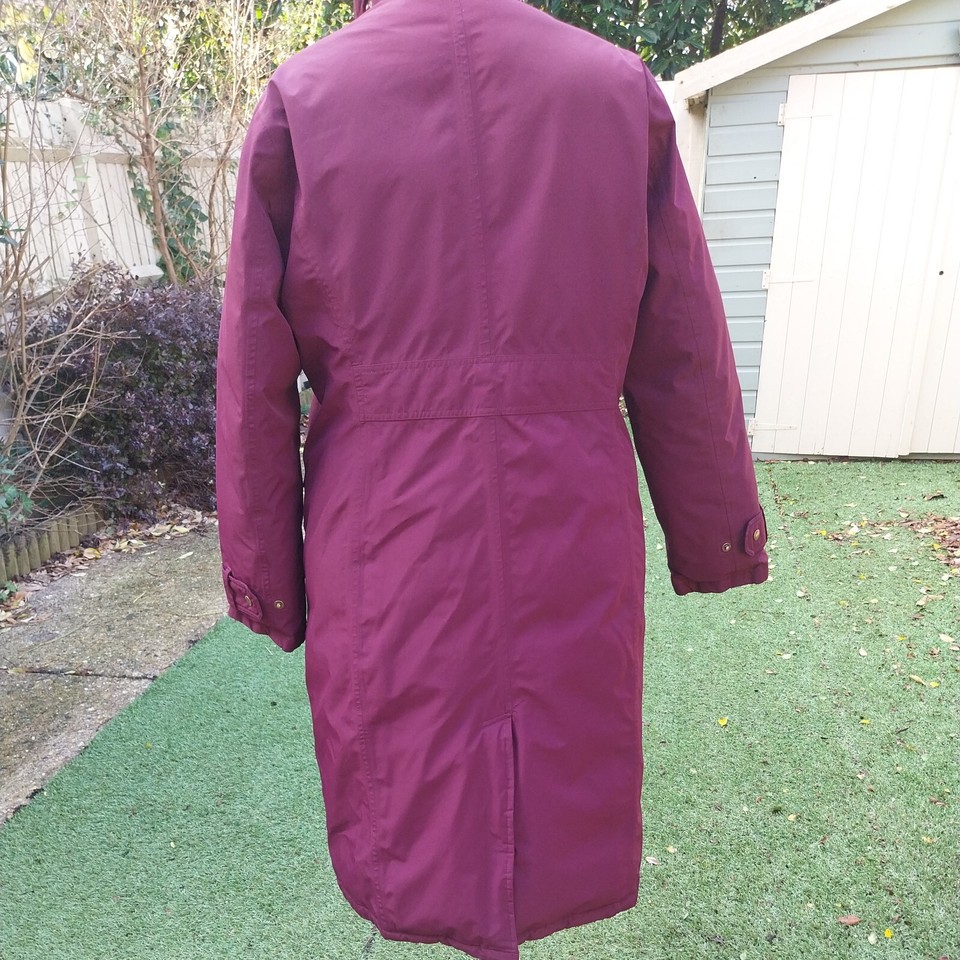 Land's End Coat - Size XL 16-18 Purple VGC | eBay UK