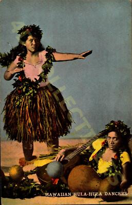 Vintage Postcard Hawaiian Hula-Hula Dancers Greetings | eBay