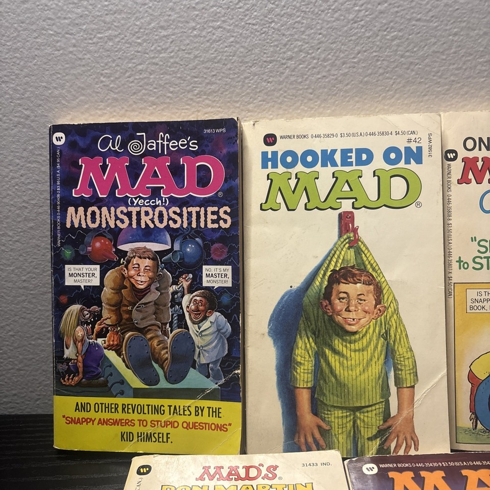 Vintage Mad Book Lot of 5 1983-1990 Paperback Warner Books | eBay