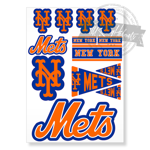 New York Mets MLB Baseball A4 Printed Vinyl Decal Sticker High Quality ...
