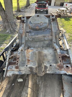 1964 - 1966 Barracuda Rear Frame Rails & Trunk Pan 64 65 66 Mopar A ...