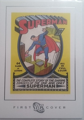 DC Legacy First Cover 2007 Rittenhouse First Title Cover Card #DC1 Superman | eBay