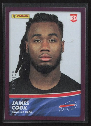 2022 Panini Sticker & Card James Cook Purple Rookie | eBay