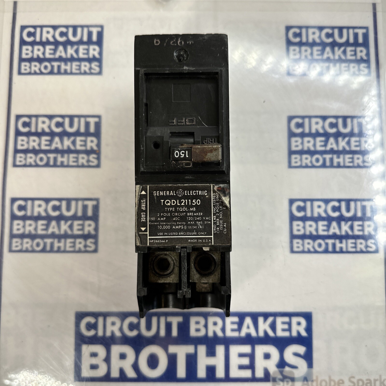 GE TQDL21150 150 Amp 120/240V 2 Pole TQDL Circuit Breaker-Warranty Ship ...