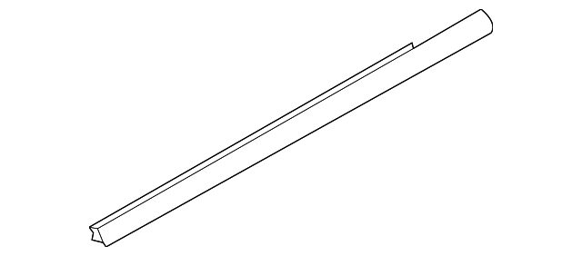 BMW OEM 19-20 330i xDrive Front Door Exterior Trim-Belt Molding Left ...