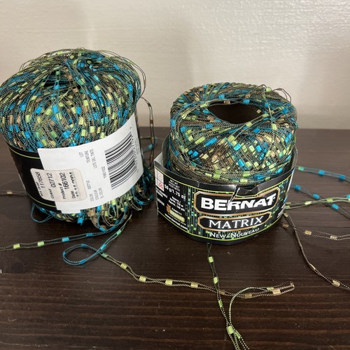 Lot of 1.5 Bernat Matrix Nylon Ladder Yarn Knit Crochet Craft 02712 ...